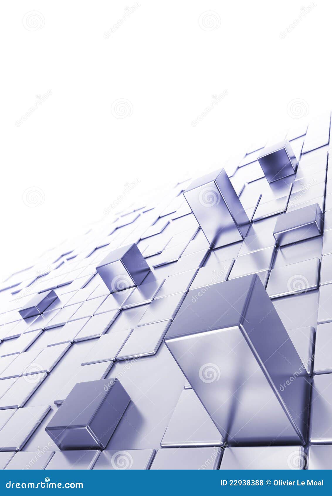 Abstract cubes background stock illustration. Illustration of metallic ...