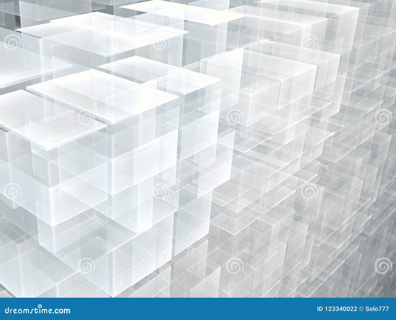 Abstract Cubes Background - Digitally Generated Image Stock ...