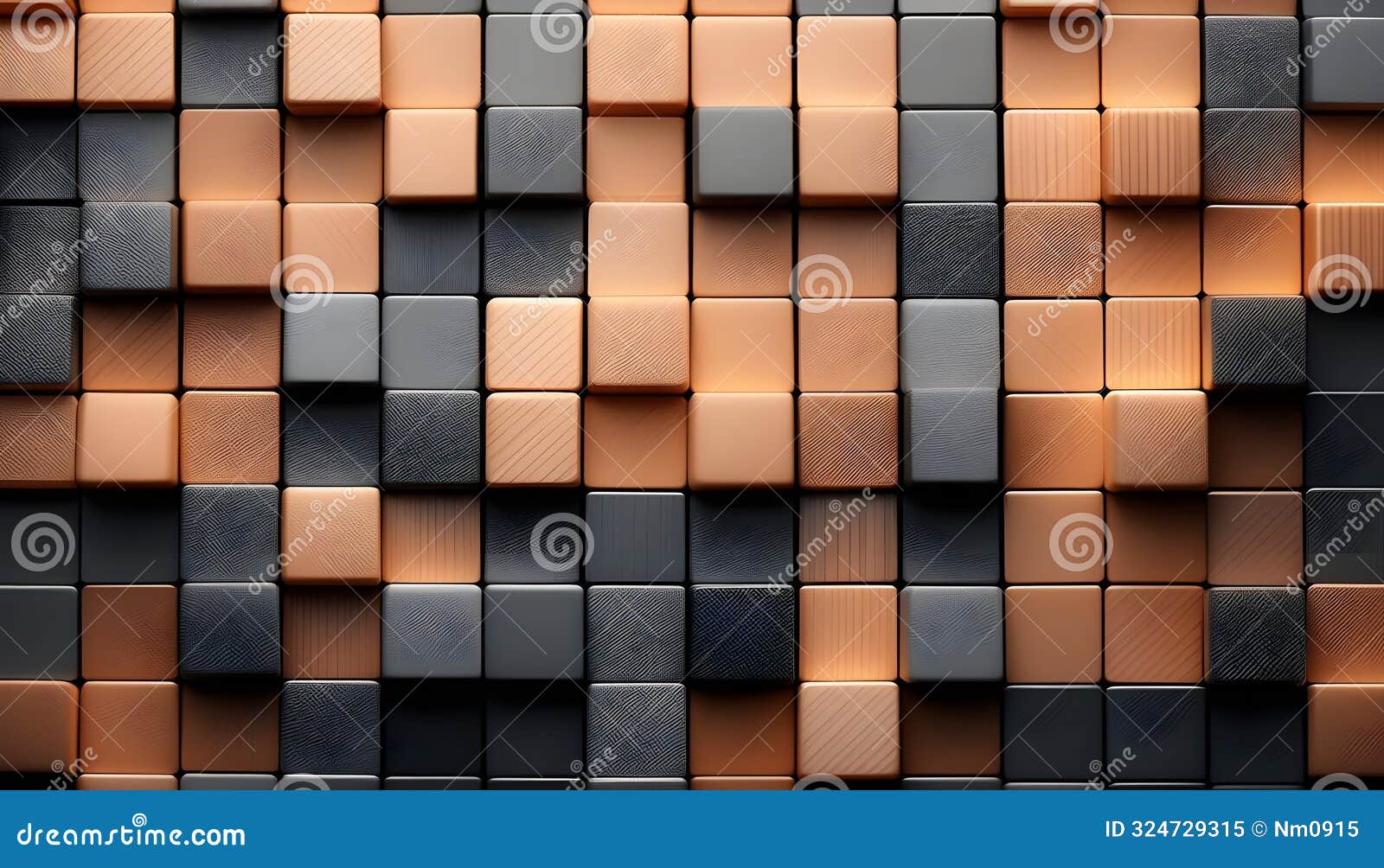 Abstract Cubes Background, Geometric Pattern. Rectangular Wallpaper ...