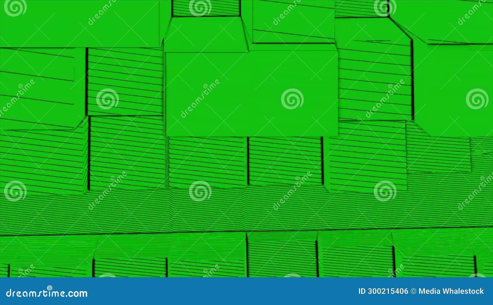 Abstract Cubes Background Random Motion, Loopable Animation. Green Cubes Stock Footage - Video ...