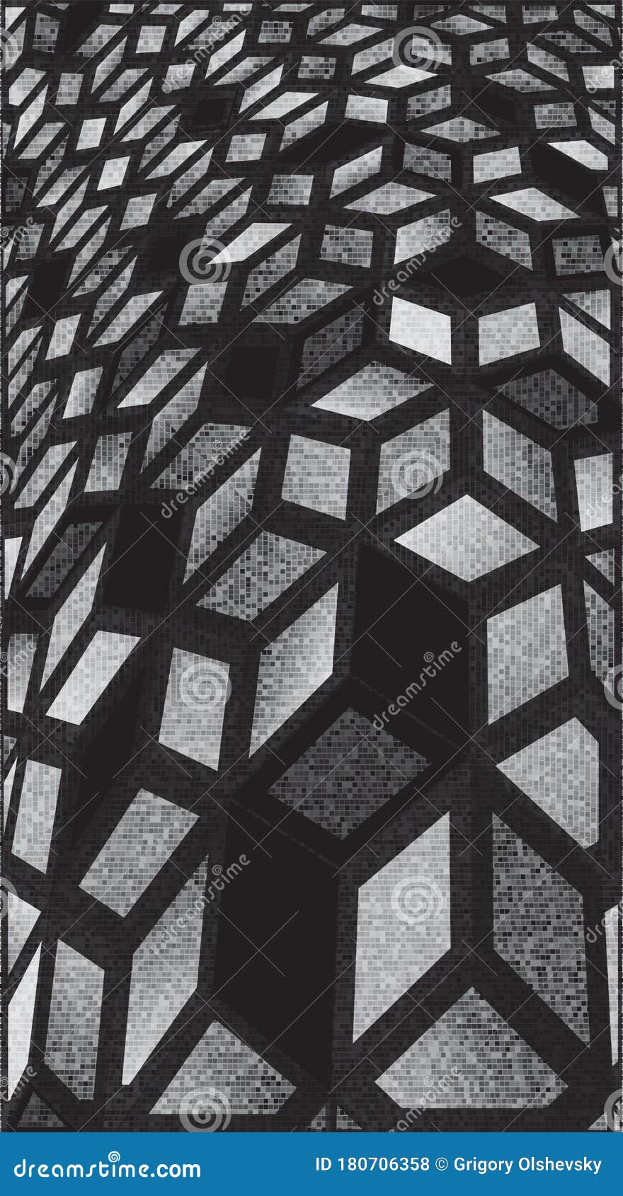 Abstract Cubes Grunge Background Stock Vector - Illustration of black ...