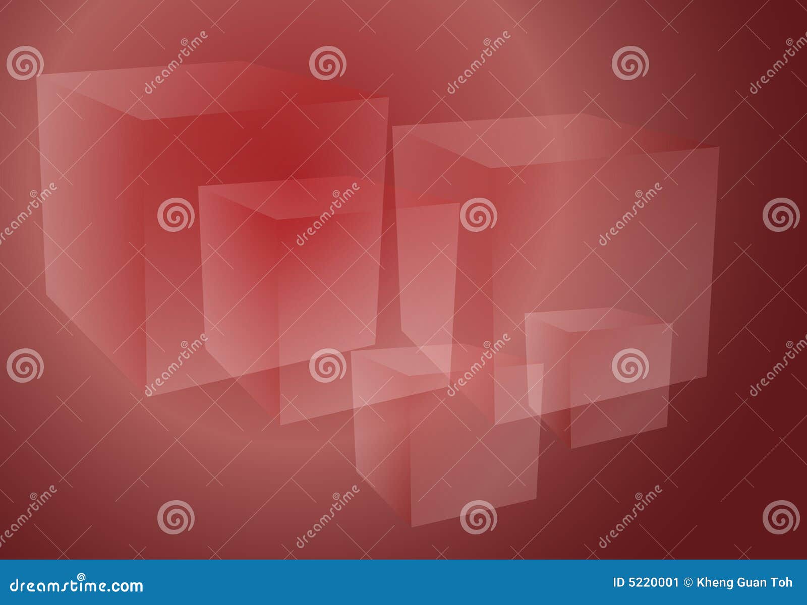 Abstract cubes red stock vector. Illustration of abstract - 5220001