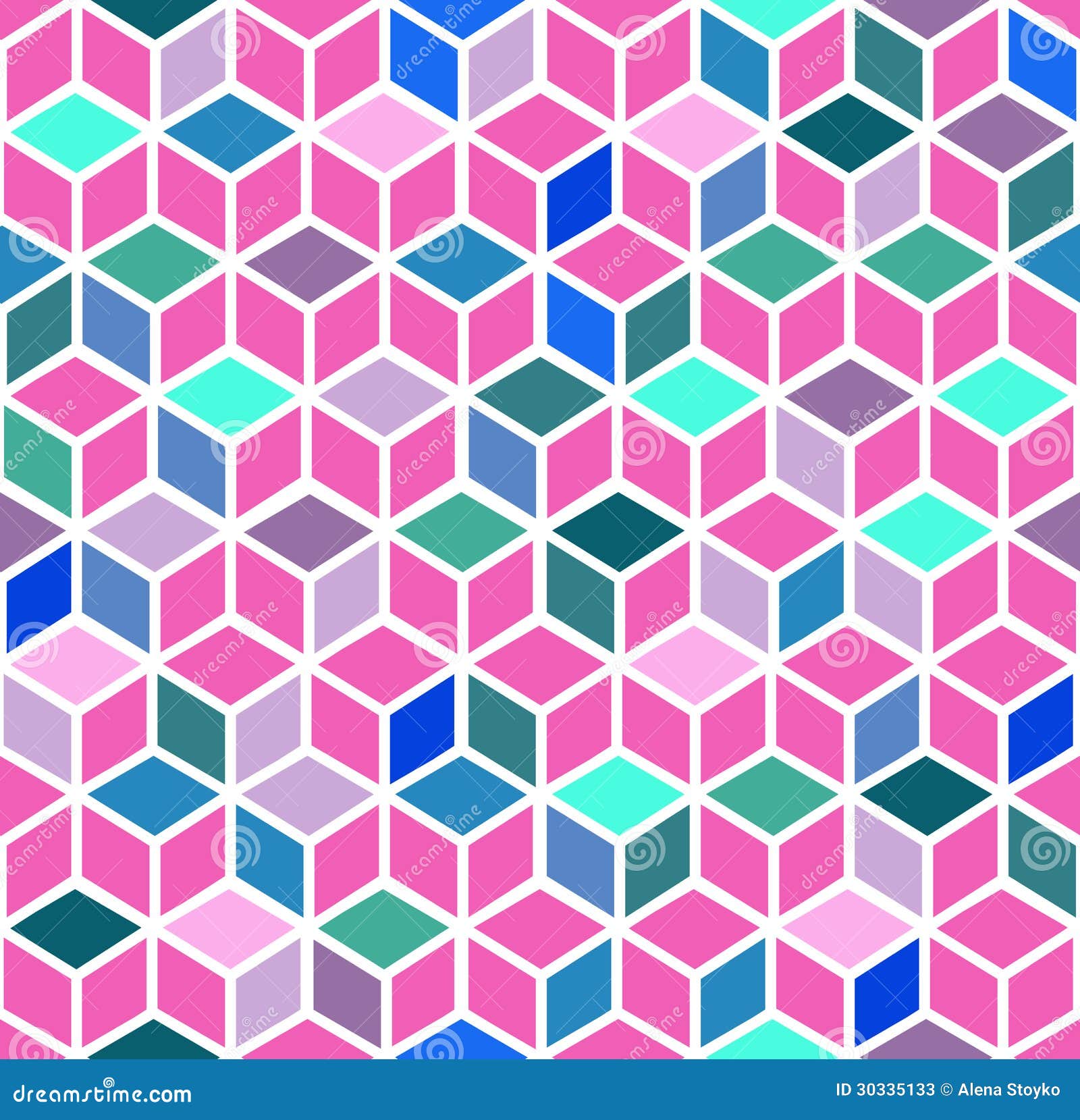 Abstract cubes stock vector. Illustration of computer - 30335133