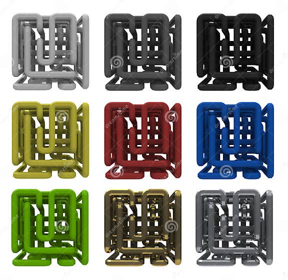 Abstract cubes stock illustration. Illustration of object - 31274256