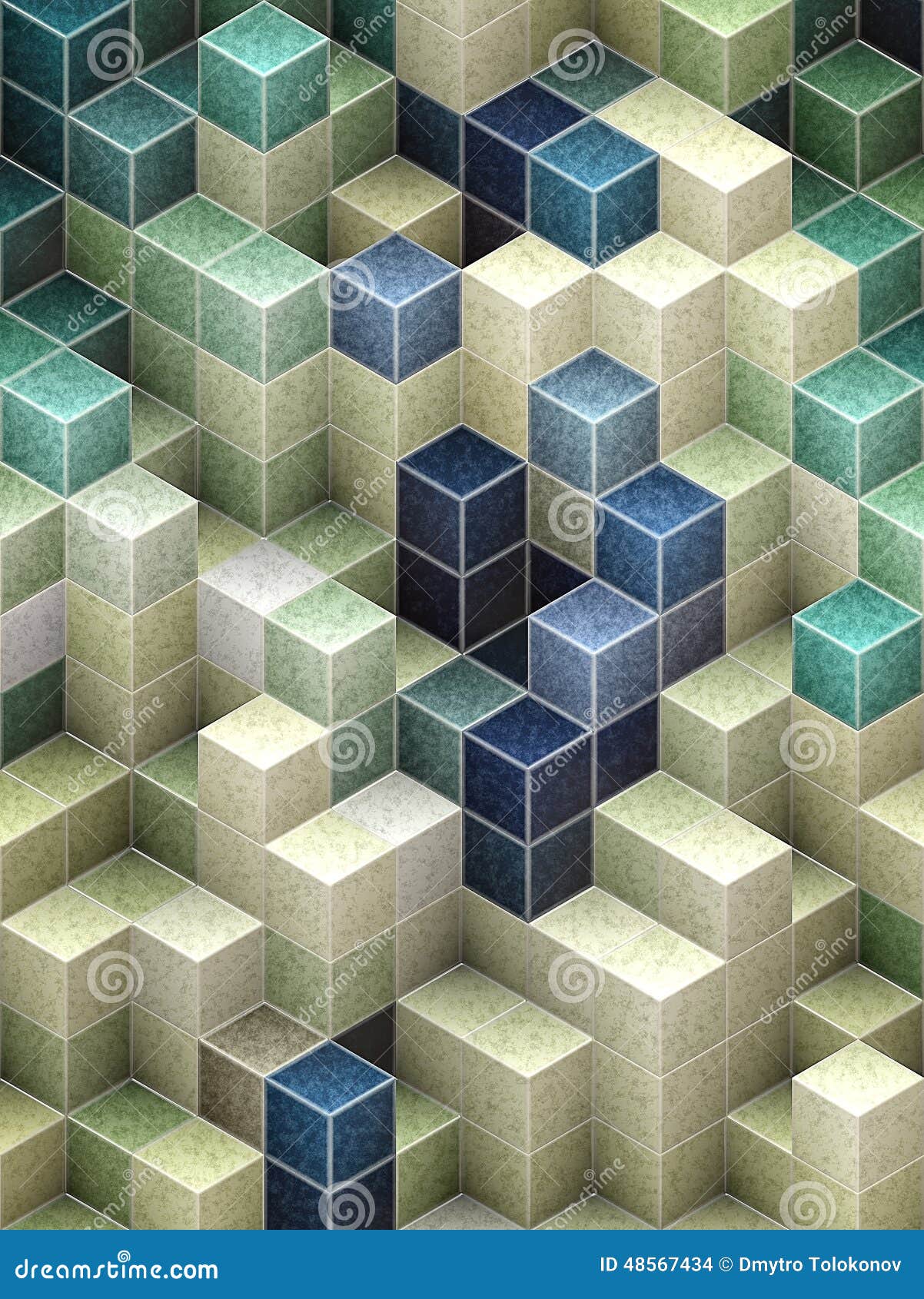 Abstract Cubic Portrait Minimal Logo Poster Design Hero Style Cartoon ...