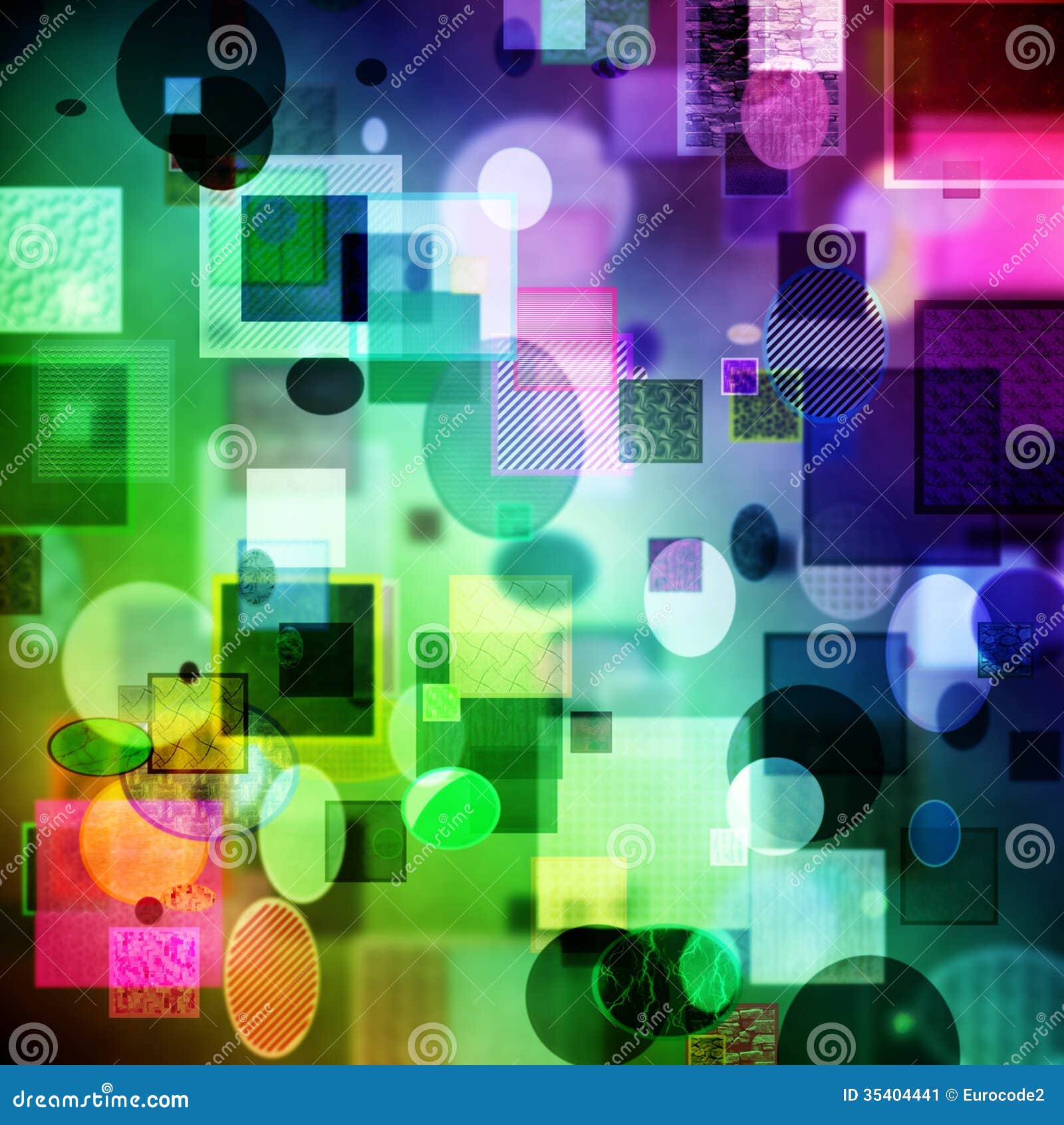 Abstract Cubism Art Stock Image - Image: 35404441