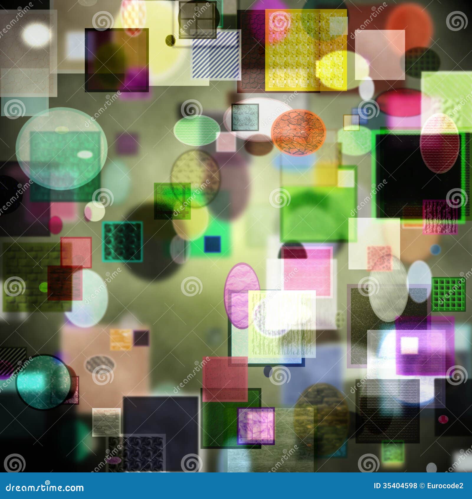 Abstract cubism art serie stock illustration. Illustration of bokeh ...