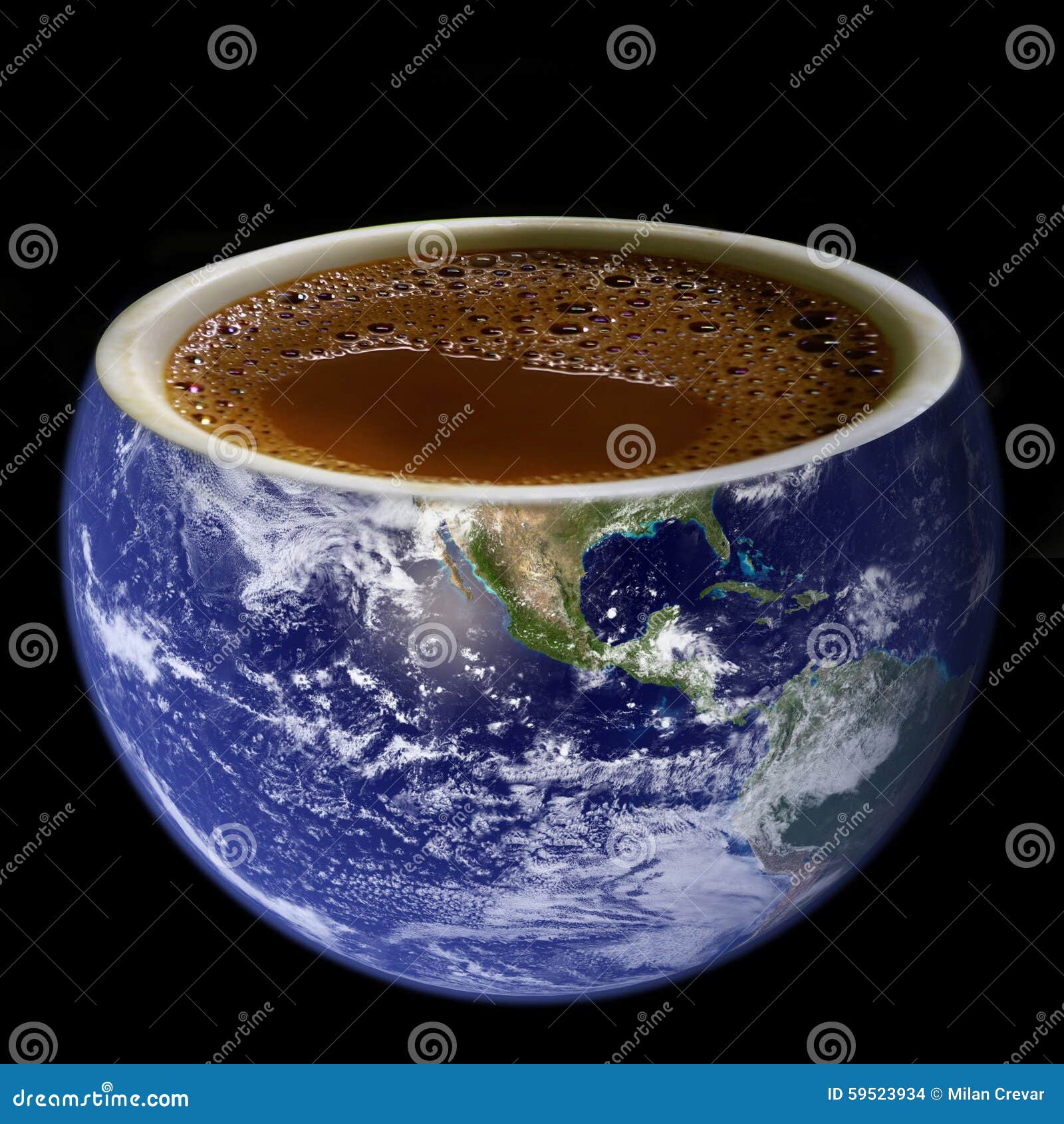 Abstract cup of coffee stock photo. Image of planet, esspreso - 59523934