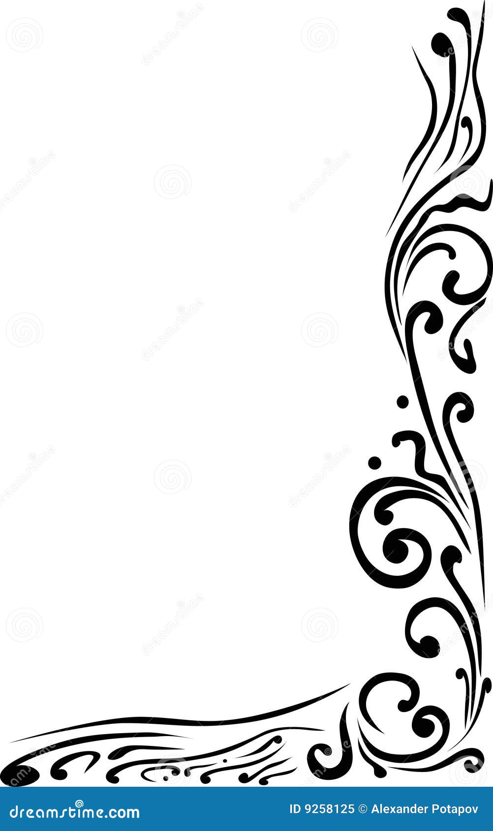 Abstract curled corner stock illustration. Illustration of pattern ...