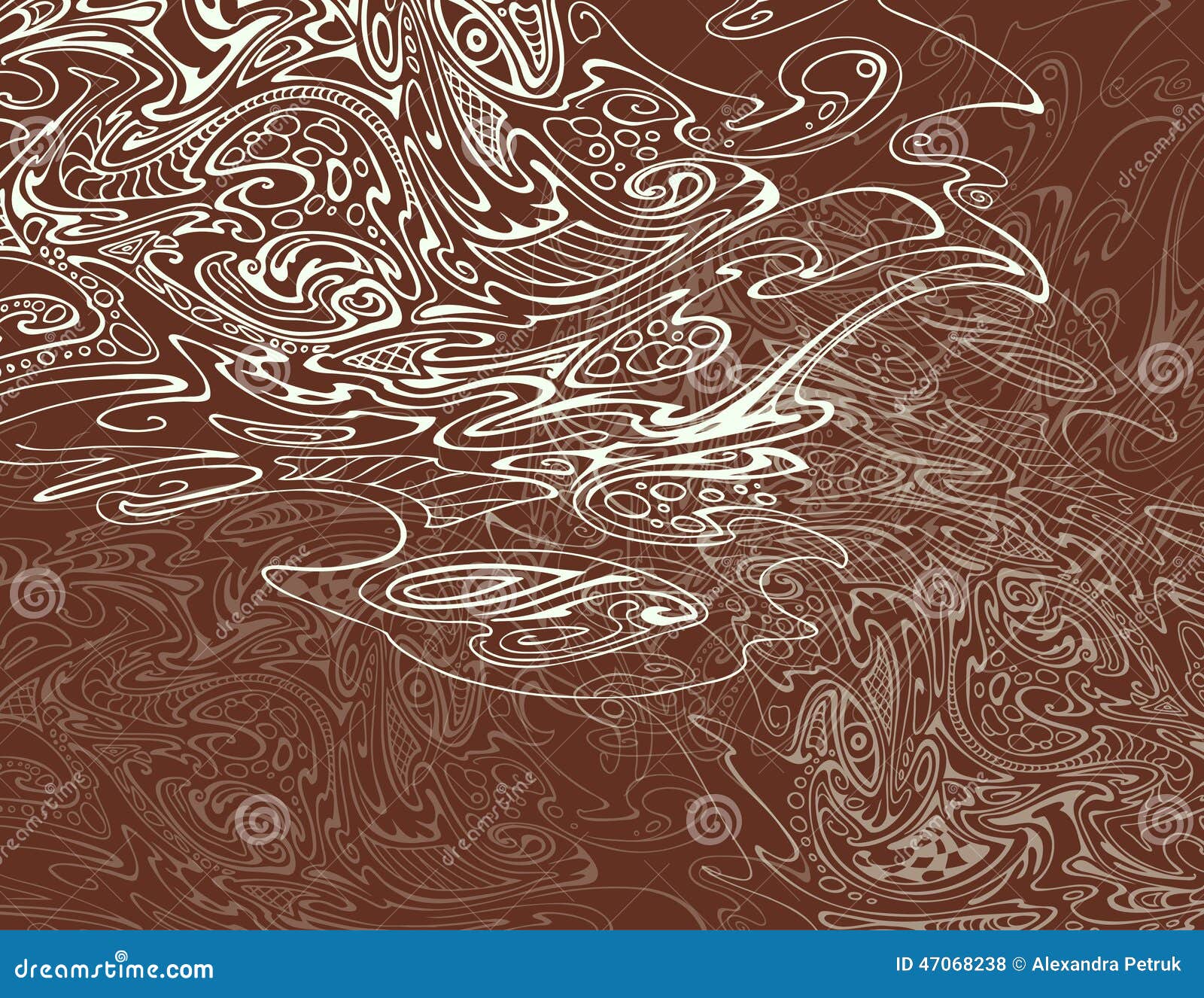 Abstract curly design stock vector. Illustration of magic - 47068238