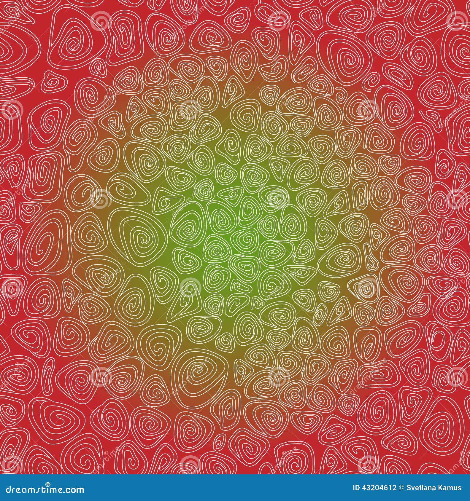 Abstract Curly Pattern Tendril Stock Vector - Illustration of white ...