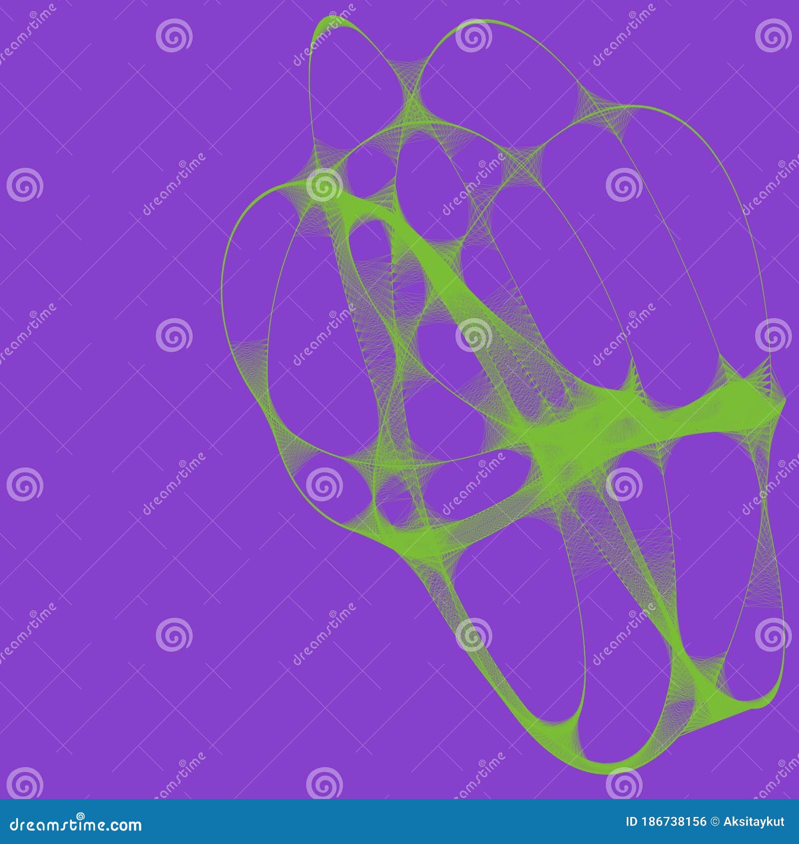 Abstract Curve Colorful Geometric Line Art Sketch Illustration Stock ...