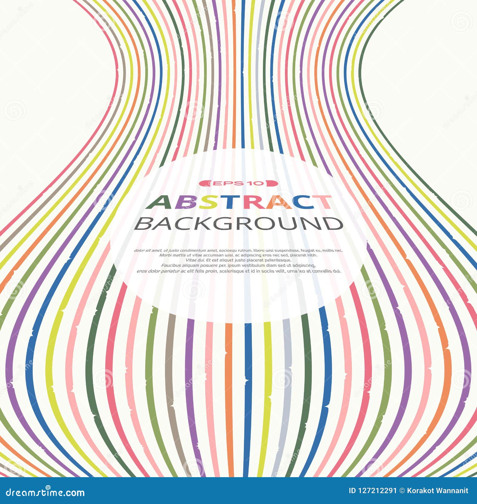 Abstract of Curve Colorful in Perspective Stripe Lines Pattern B Stock ...
