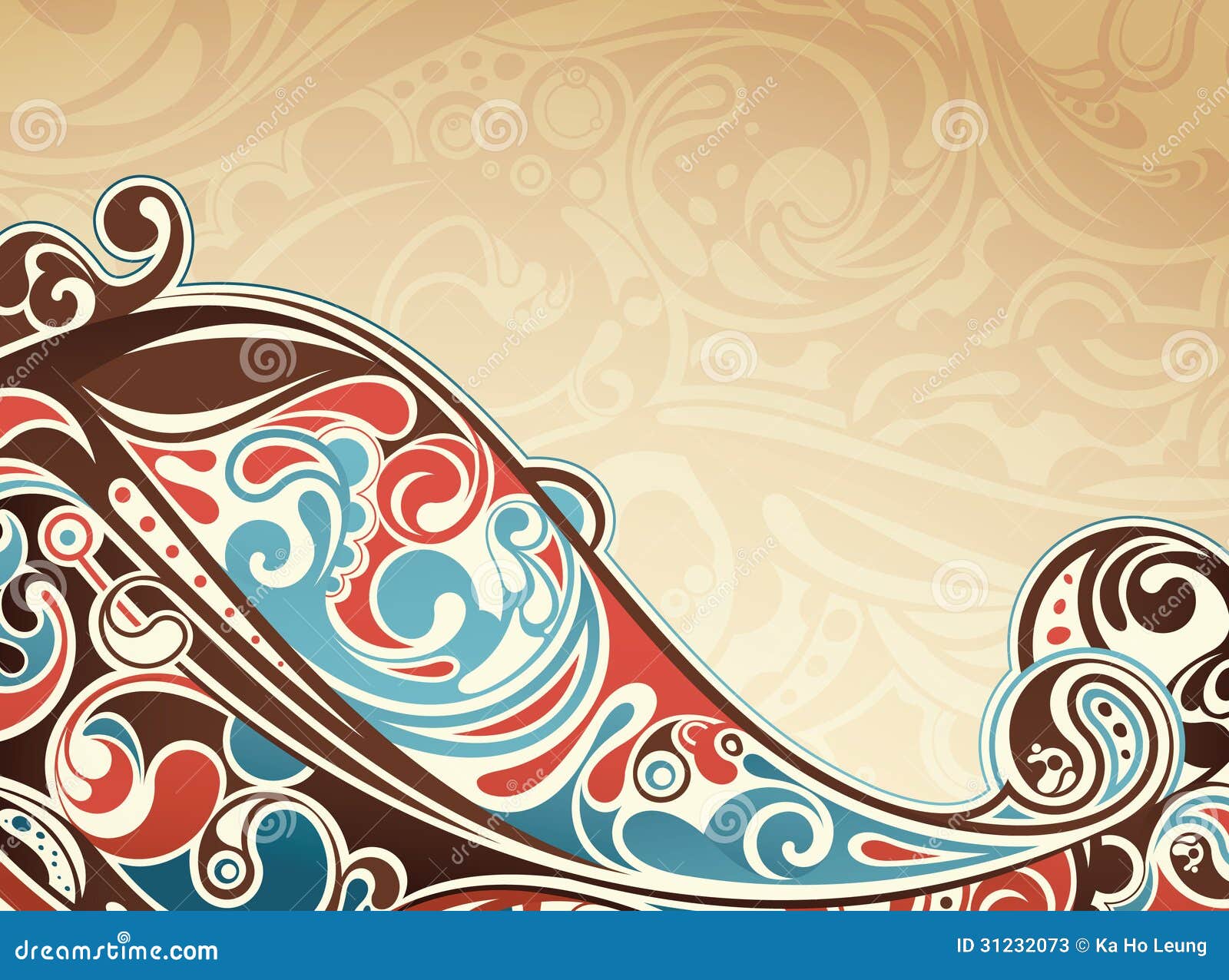 Abstract Curve Design stock illustration. Illustration of blue - 31232073