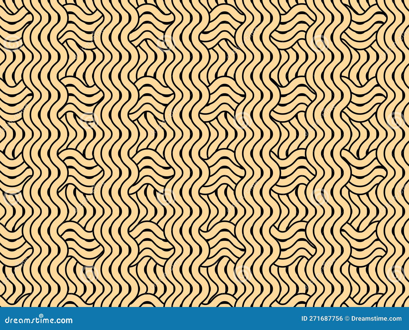 Abstract Curve Lines Shape Background. Instant Noodles Concept Stock ...