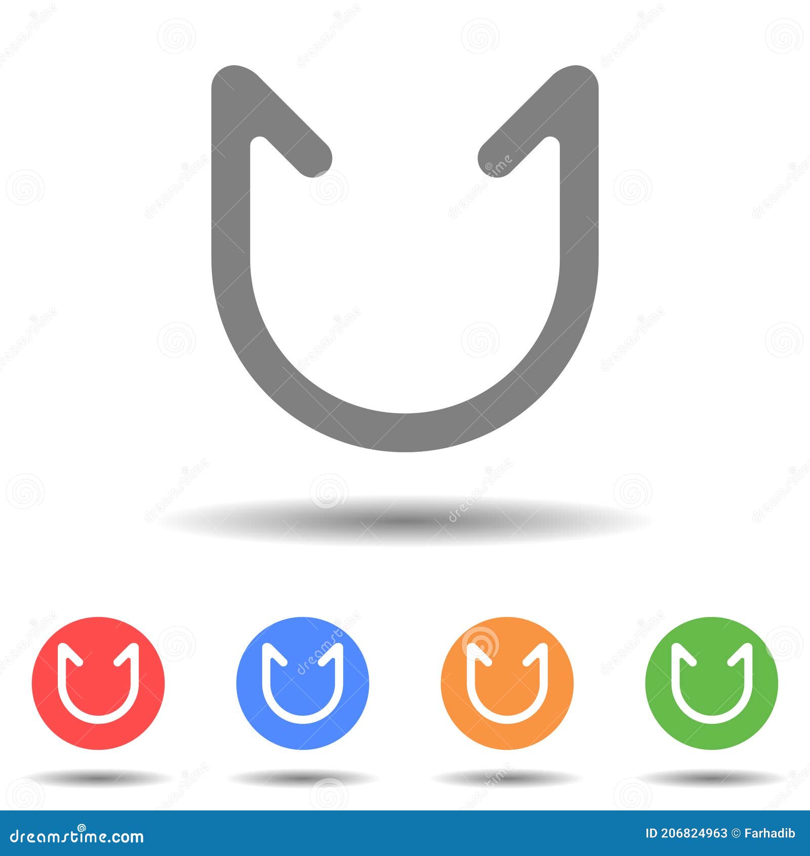 Abstract Curve Shape Vector Stock Vector - Illustration of information ...