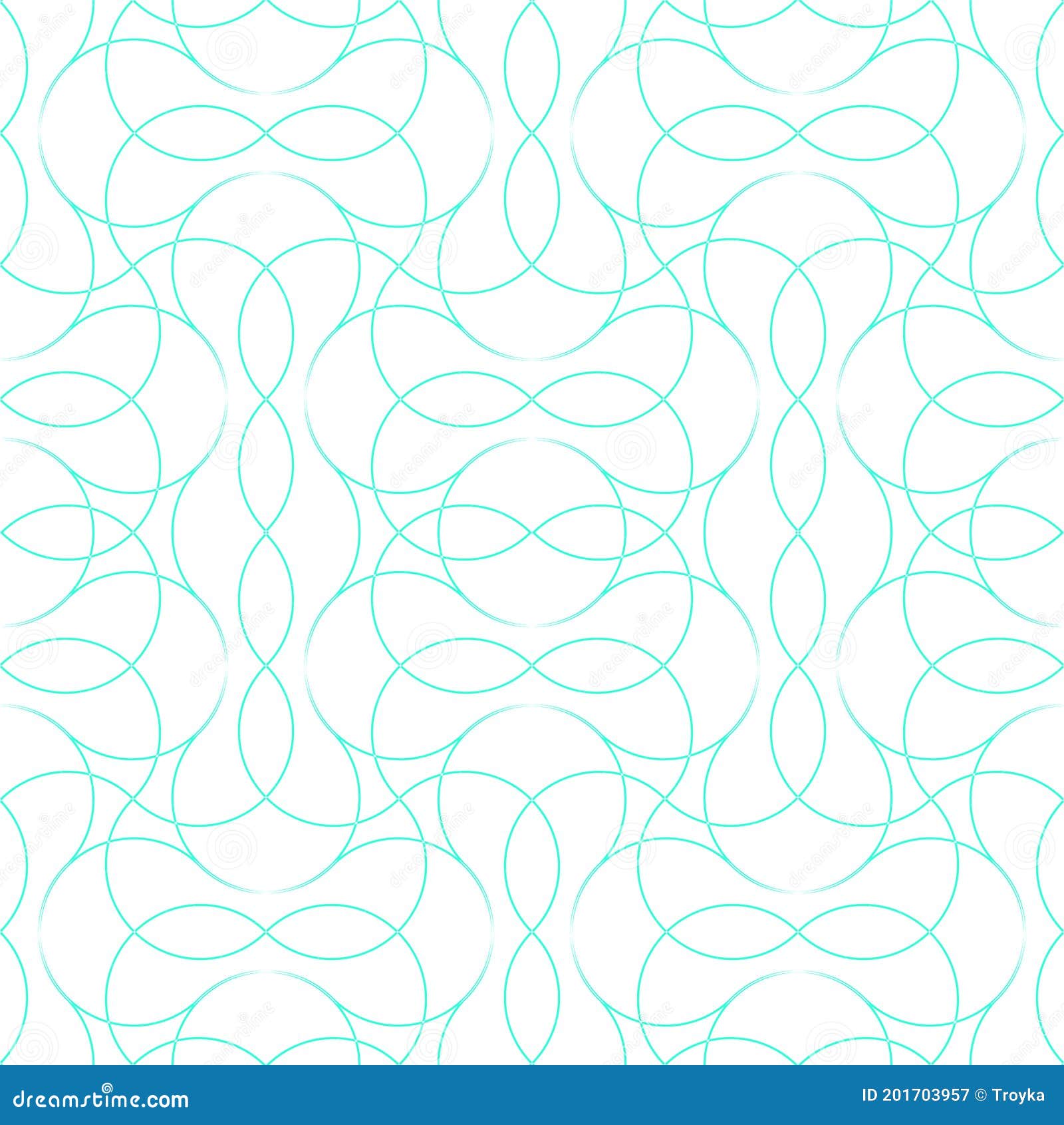 Abstract Curve Tangled Line Seamless Pattern Stock Vector ...