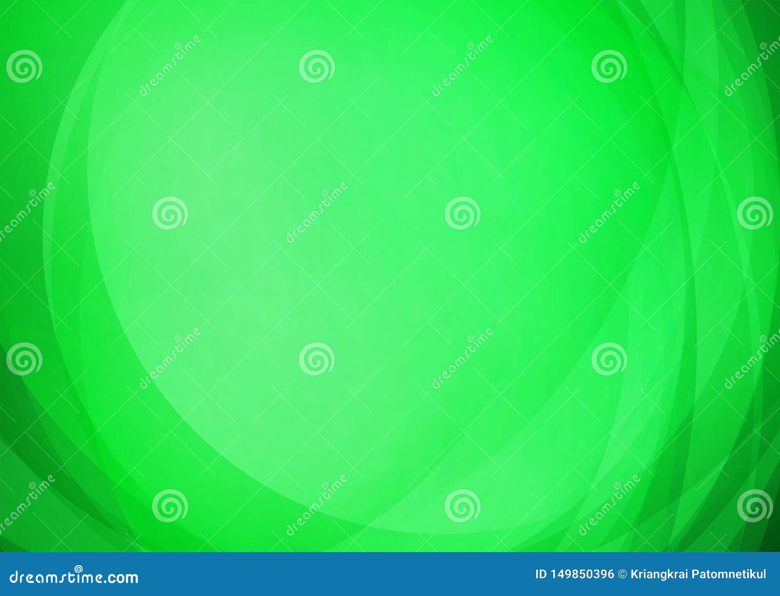 Abstract Curved Green Background Stock Vector - Illustration of green ...