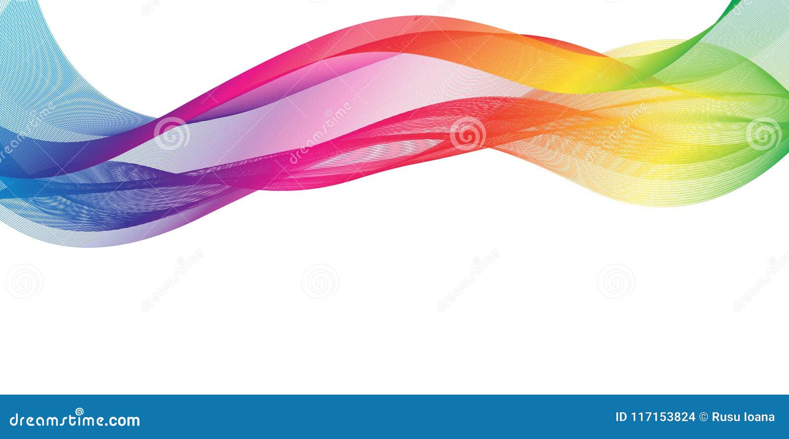 Abstract Curved Lines Background. Template. Poster, Illustration. Stock ...