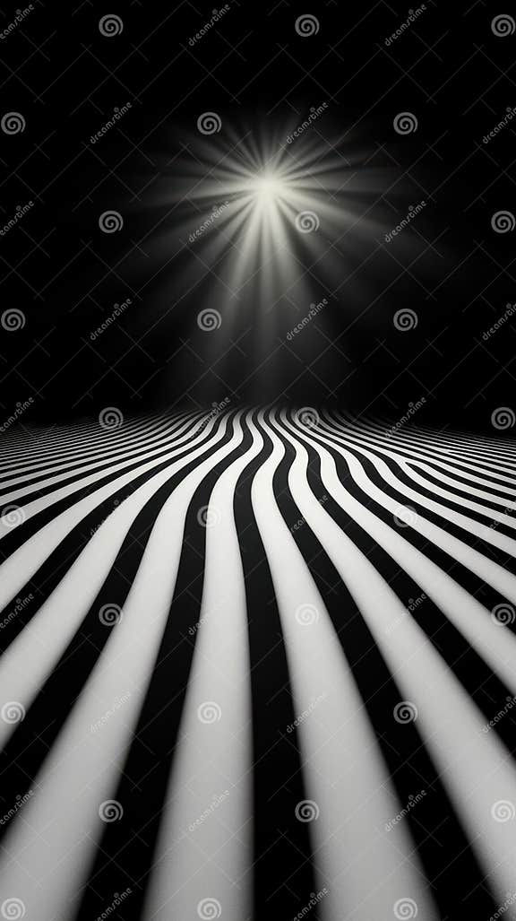 Abstract Curved Lines Create Balanced Minimalist Design with Light ...