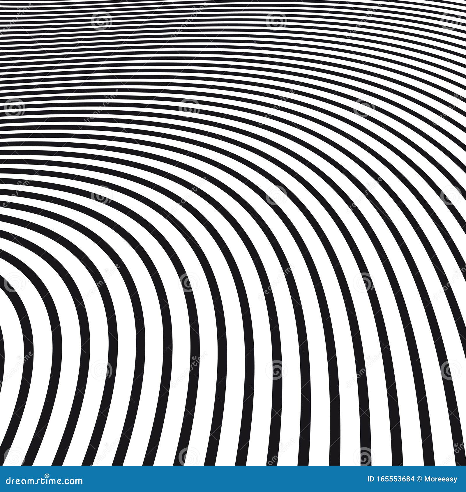 Abstract Curved Lines for Graphic Design. Vector Template. Vector ...