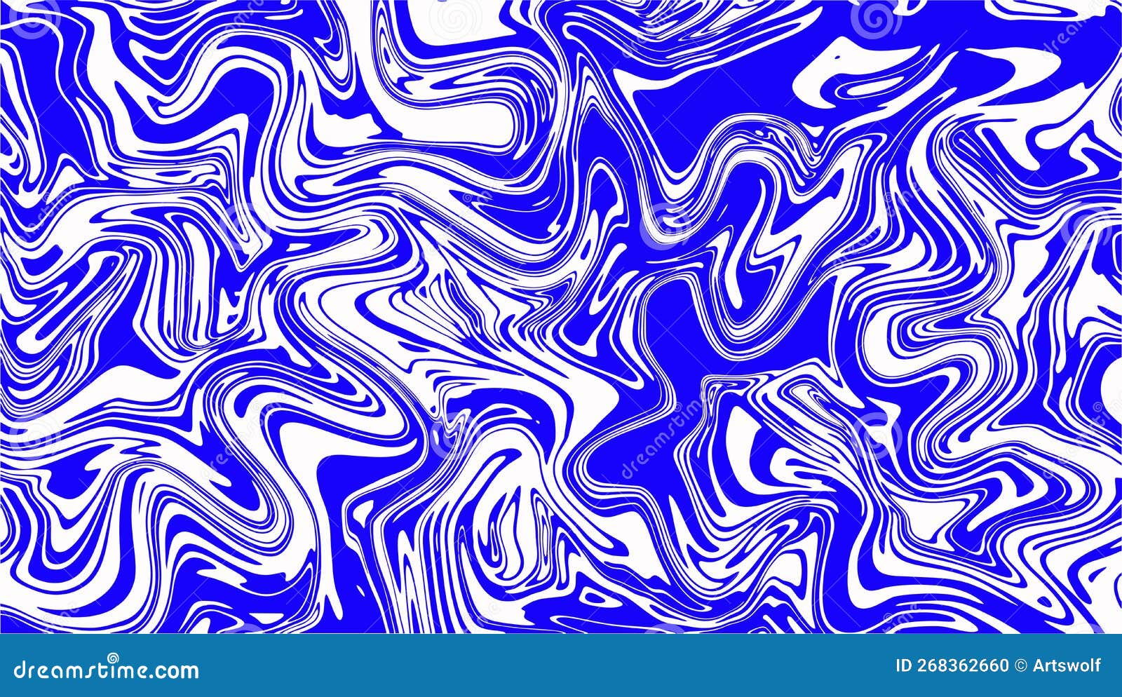 Abstract Curved Marble Background Template. Navy Wave Line Design ...