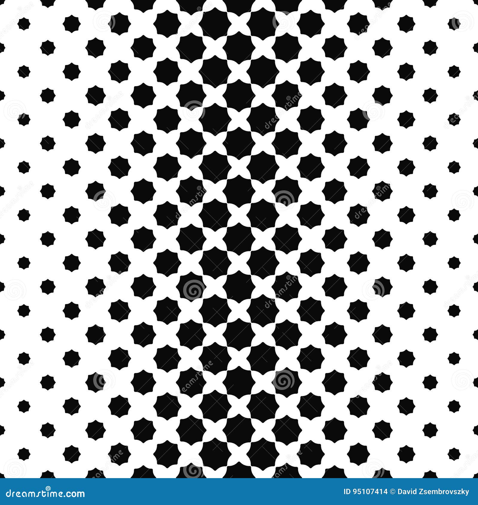 Abstract Curved Octagon Pattern Background Stock Vector - Illustration ...