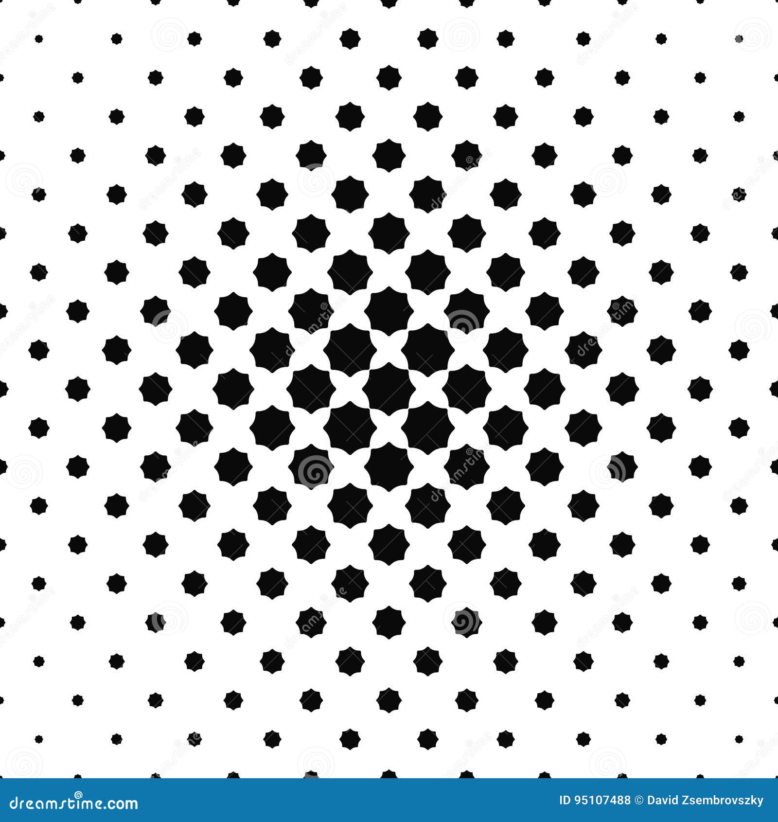 Abstract Curved Octagon Pattern Background Stock Vector - Illustration ...