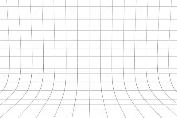 Abstract Curved Perspective Grid Lines Layout Design Vector Stock ...