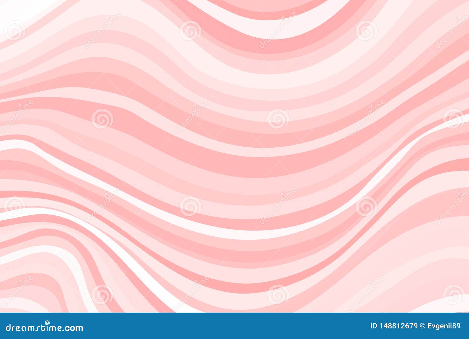Abstract Curved Pink Stripes Stock Vector - Illustration of design ...