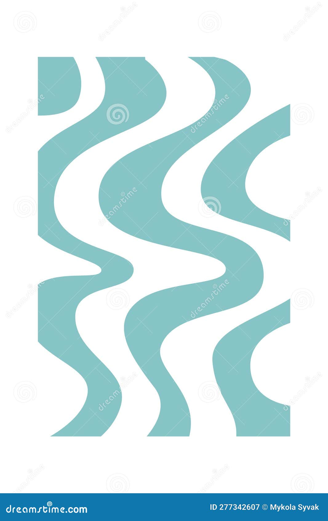 Abstract Curved Rectangle Pattern Stock Vector - Illustration of repeat ...