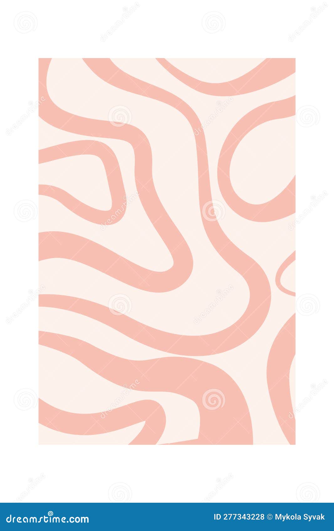 Abstract Curved Rectangle Pattern Stock Vector - Illustration of square ...
