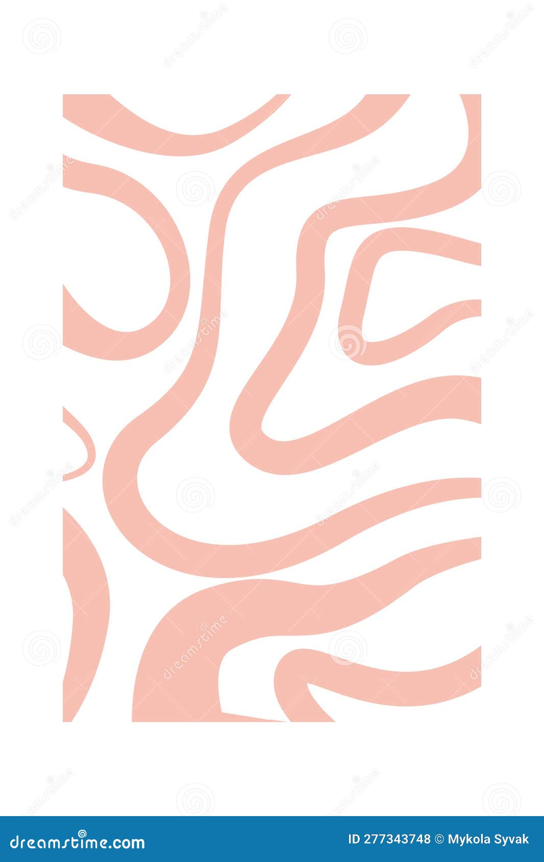 Abstract Curved Rectangle Pattern Stock Vector - Illustration of design ...