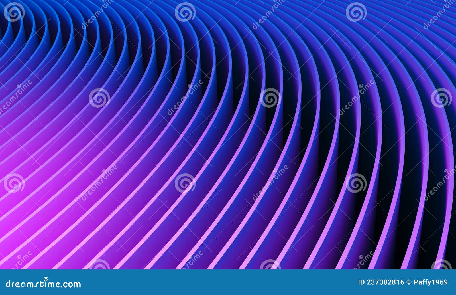 Abstract Curved Shapes Colorful Background Stock Illustration ...