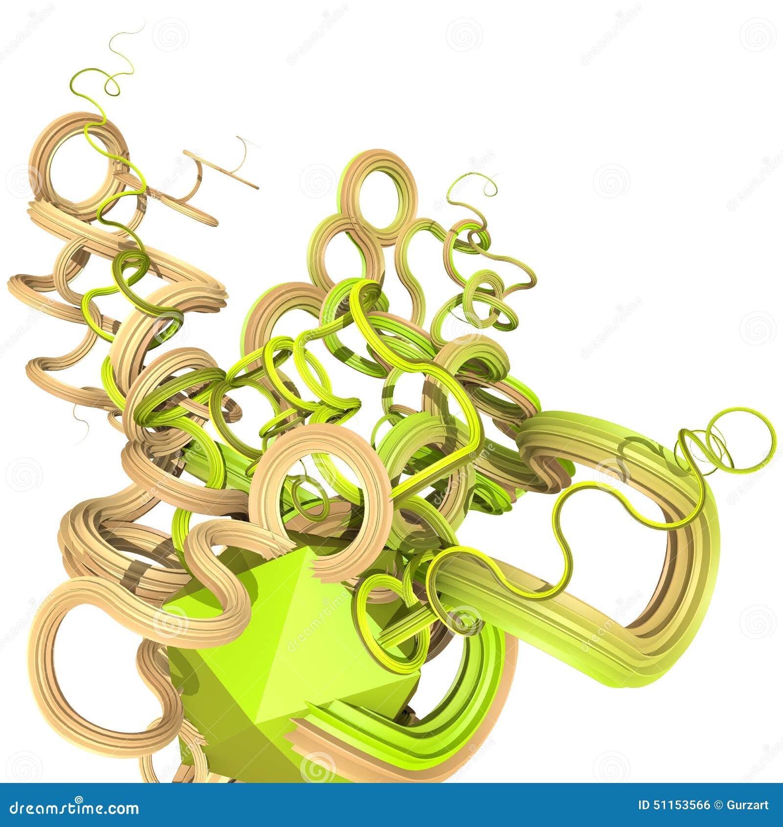 Abstract curved shapes stock illustration. Illustration of backdrop ...
