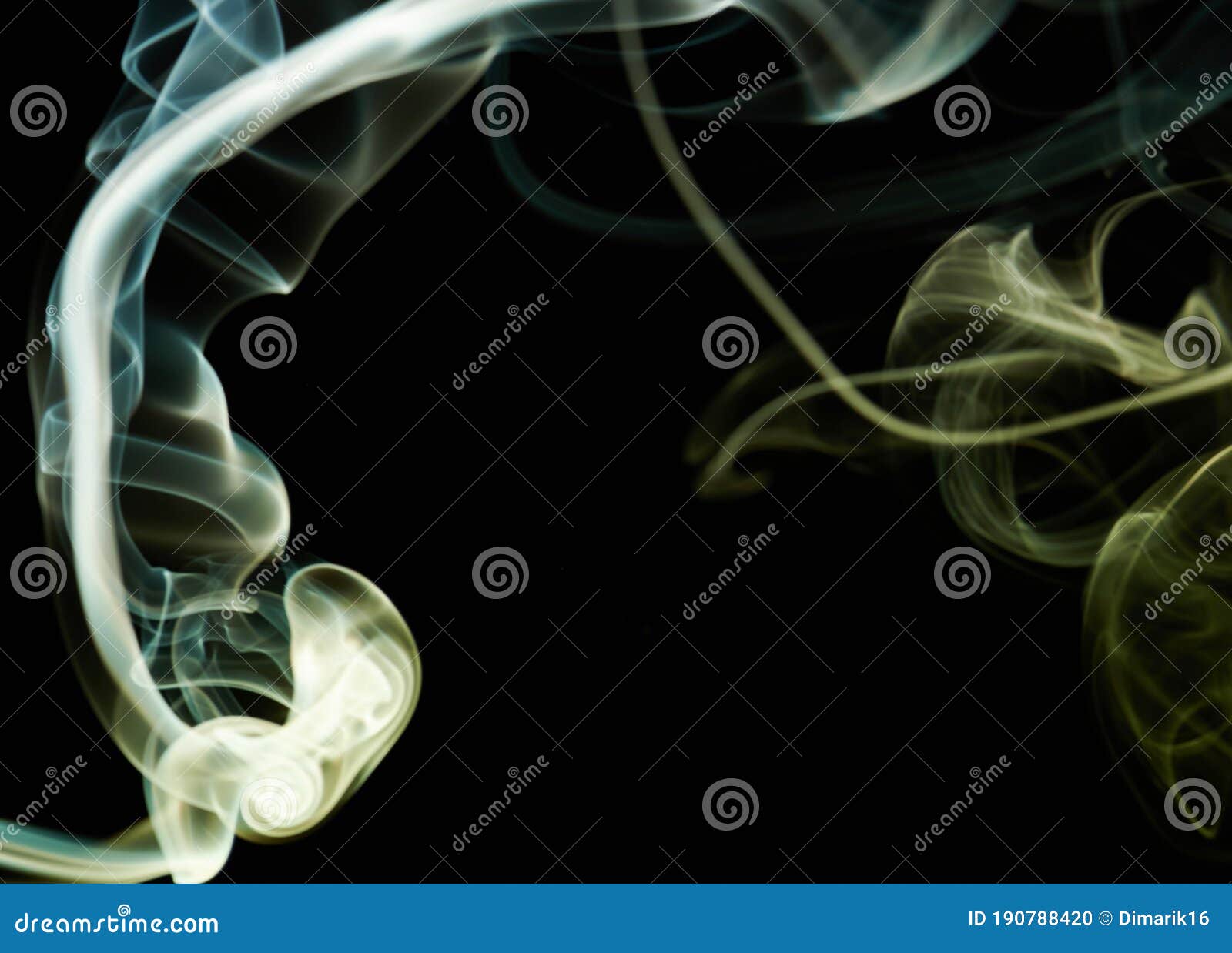 Abstract Curved Smoke Frame Stock Photo - Image of smoke, shape: 190788420