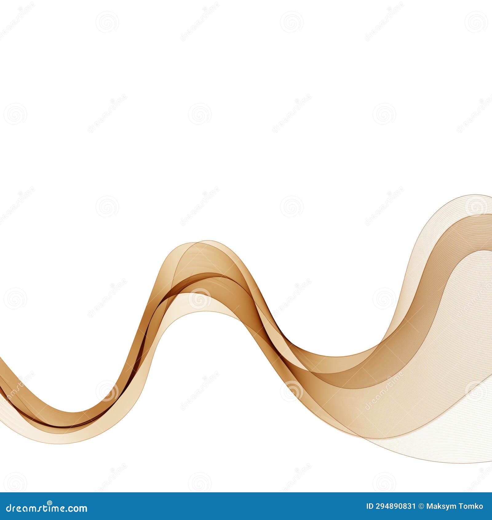 Abstract Curved Vector Wave. Background Picture. Eps 10 Stock Vector ...