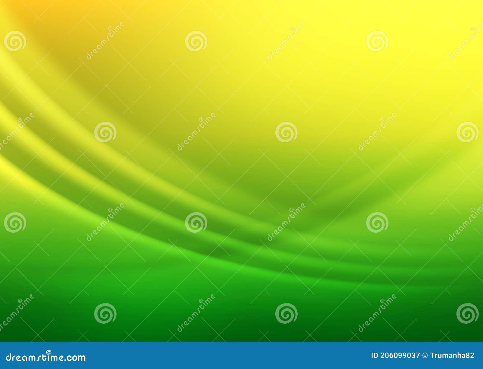 Vector Abstract Green and Yellow Gradient Background with Blurred ...