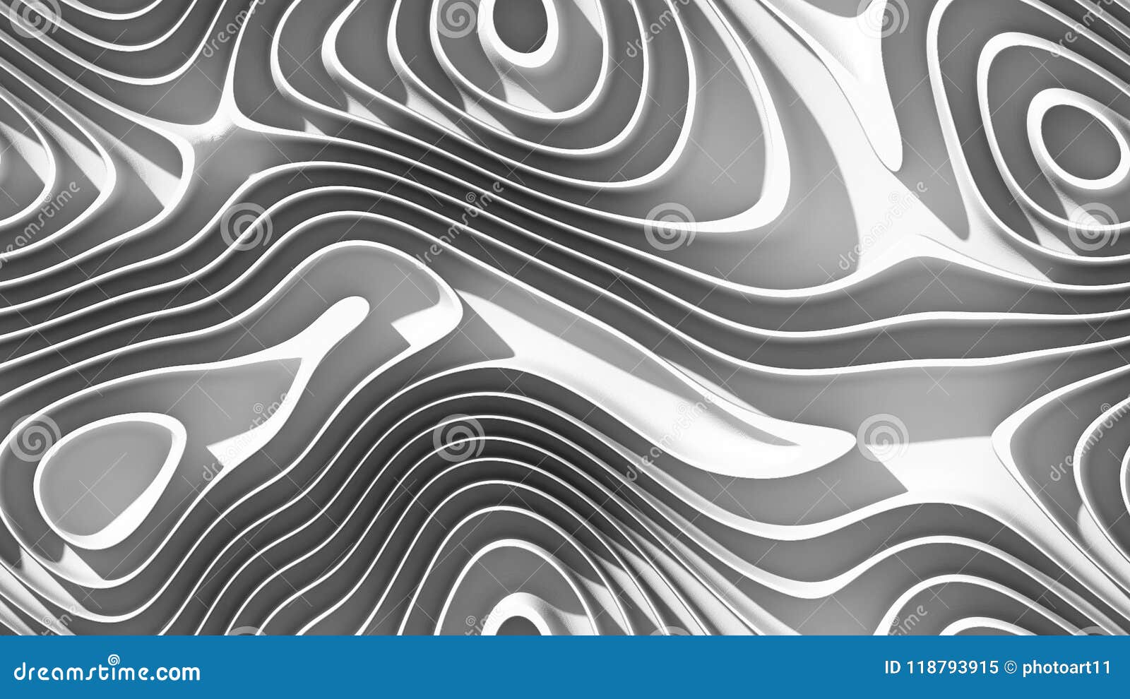Abstract Curves - Parametric Curved Lines and Shapes 4k Seamless Stock ...