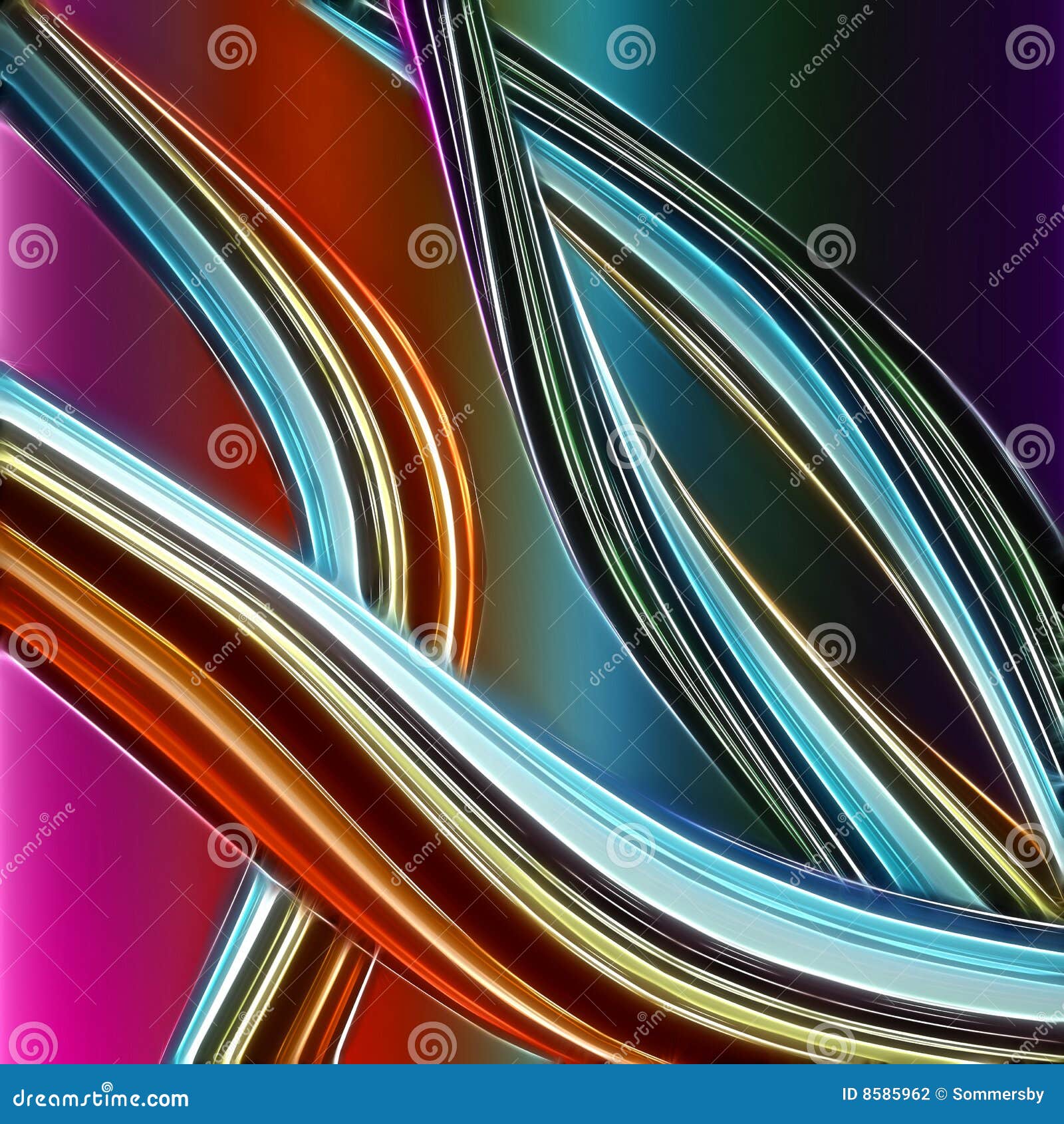 Abstract curves wave stock illustration. Illustration of backdrop - 8585962