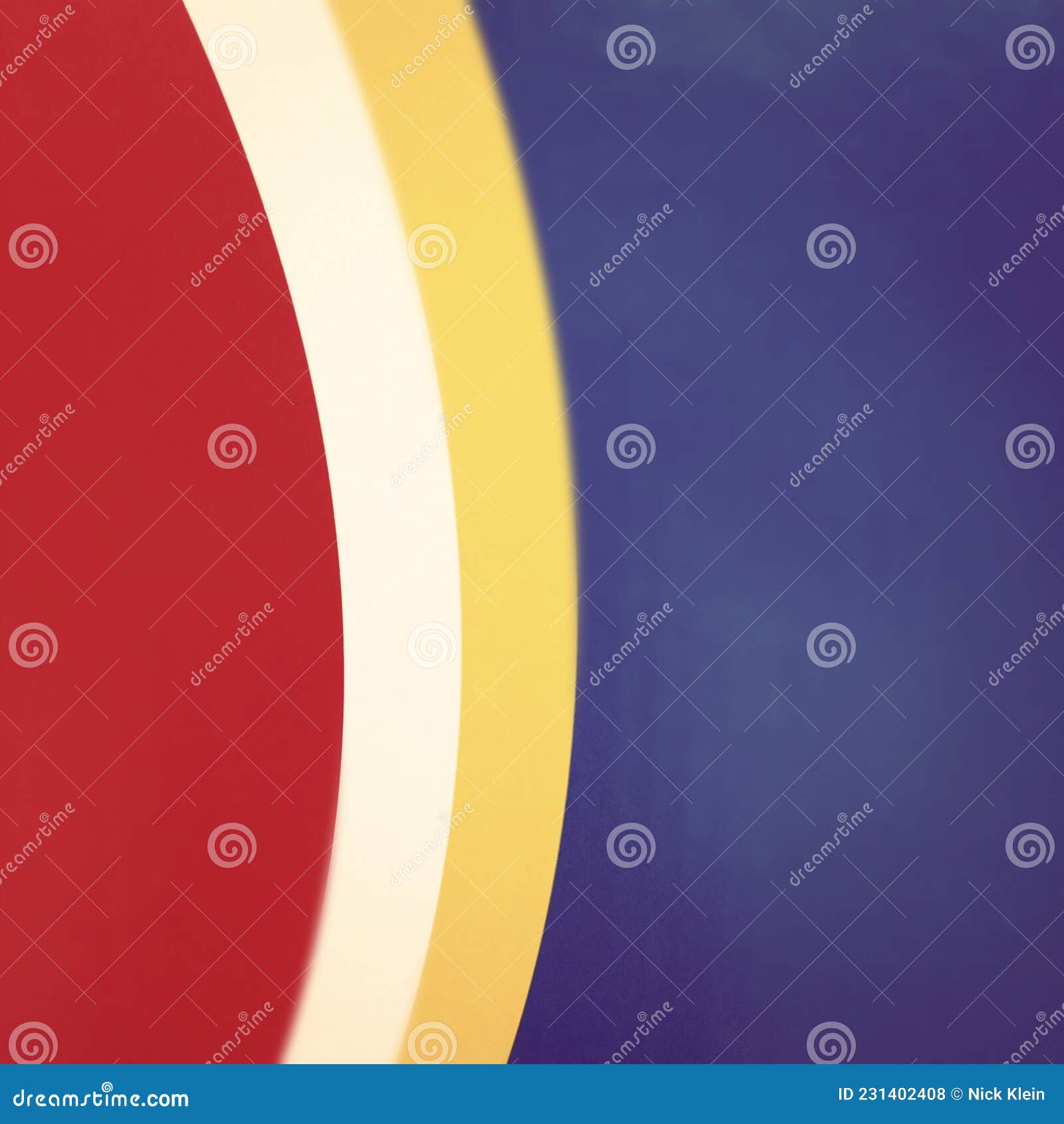 Abstract Curving Line Shapes in Primary Colors Background Stock Photo ...