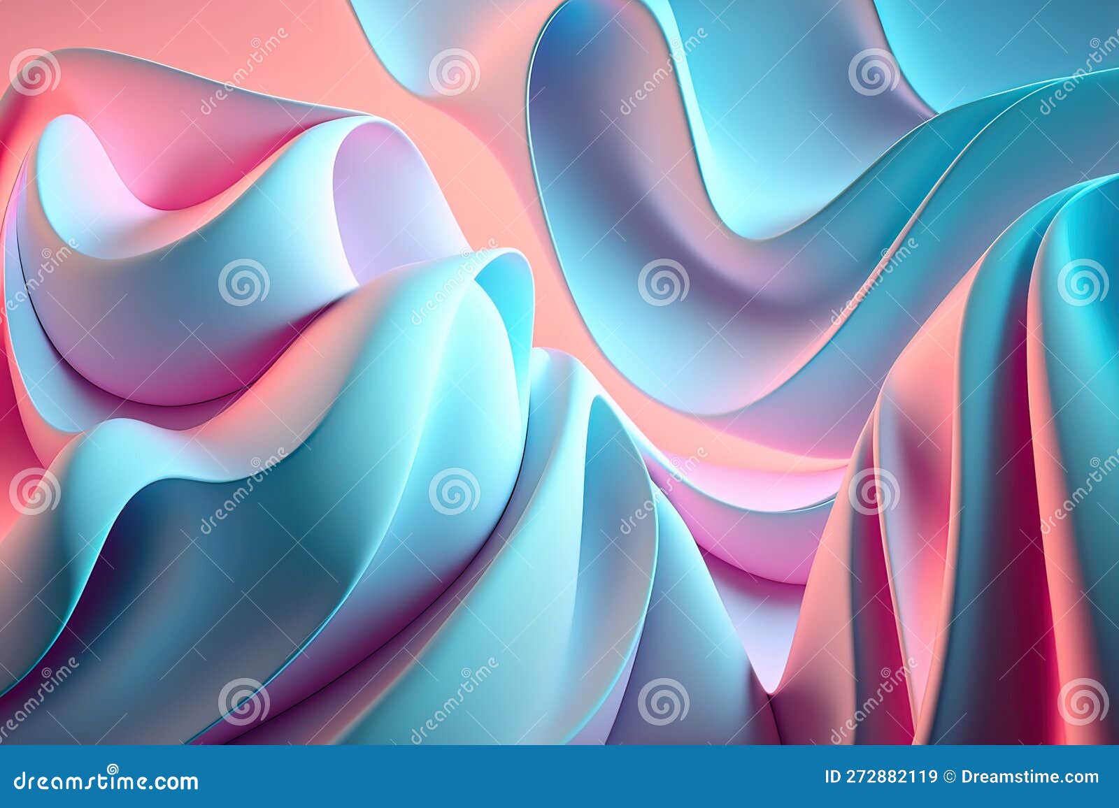 Abstract Curvy Design Wallpaper. Waves and Energy Flow Stock ...