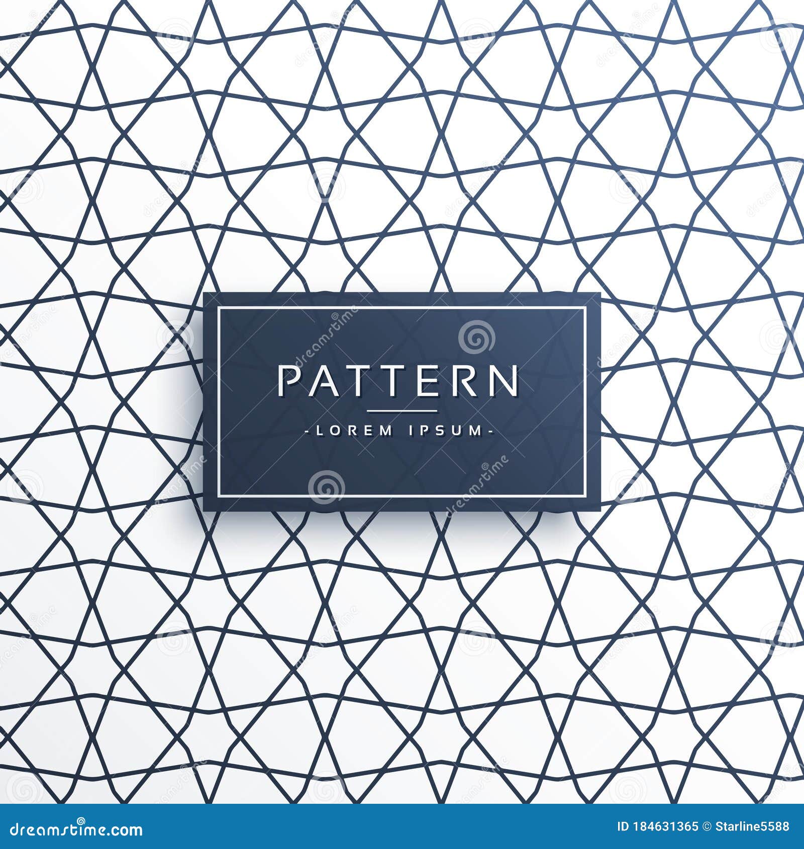 Abstract Curvy Lines Pattern Background Design Stock Vector ...