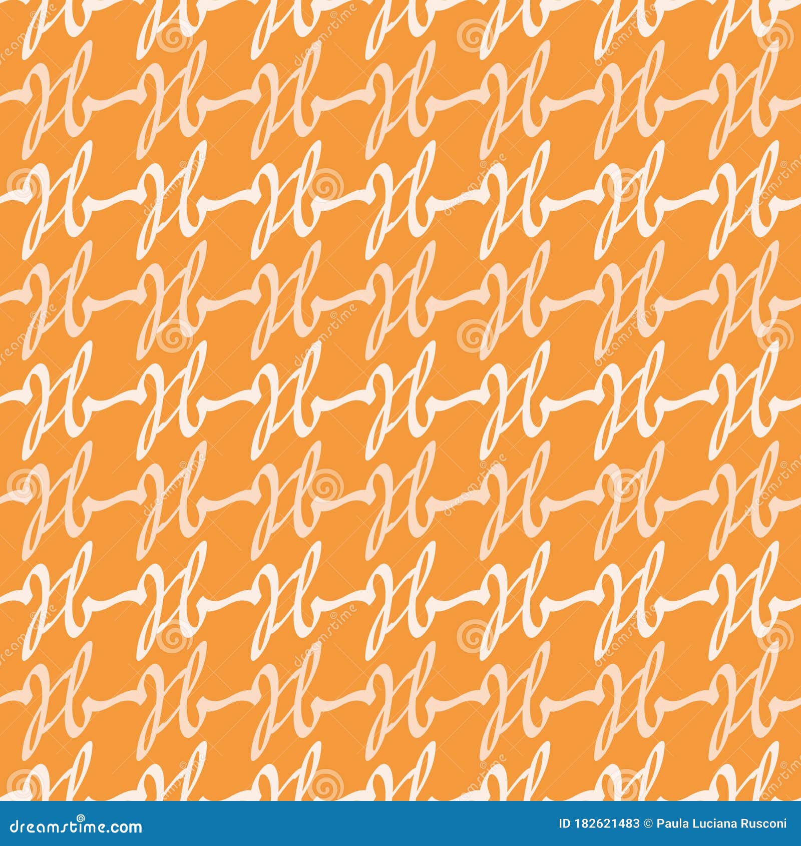 Abstract Curvy Lines Seamless Vector Pattern Stock Illustration ...
