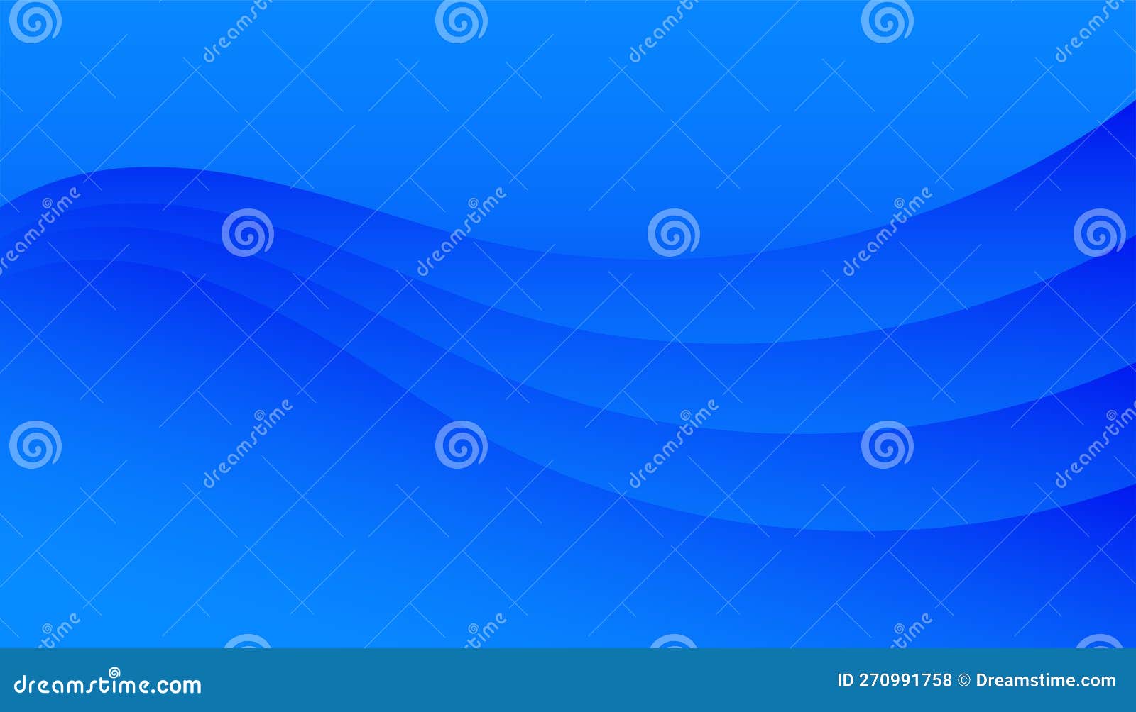 Abstract Curvy Lines with Stripe Layout on Blue Background Stock Vector ...