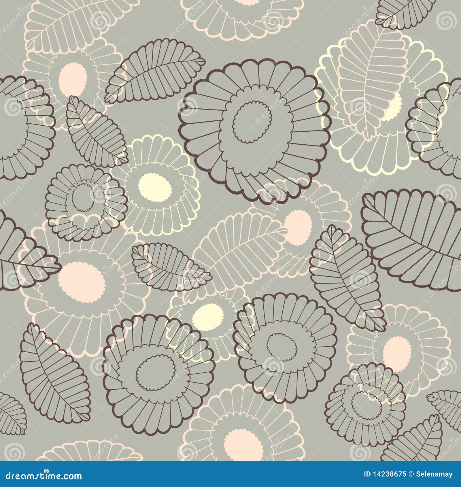 Abstract Cute Seamless Background Stock Vector - Illustration of ...