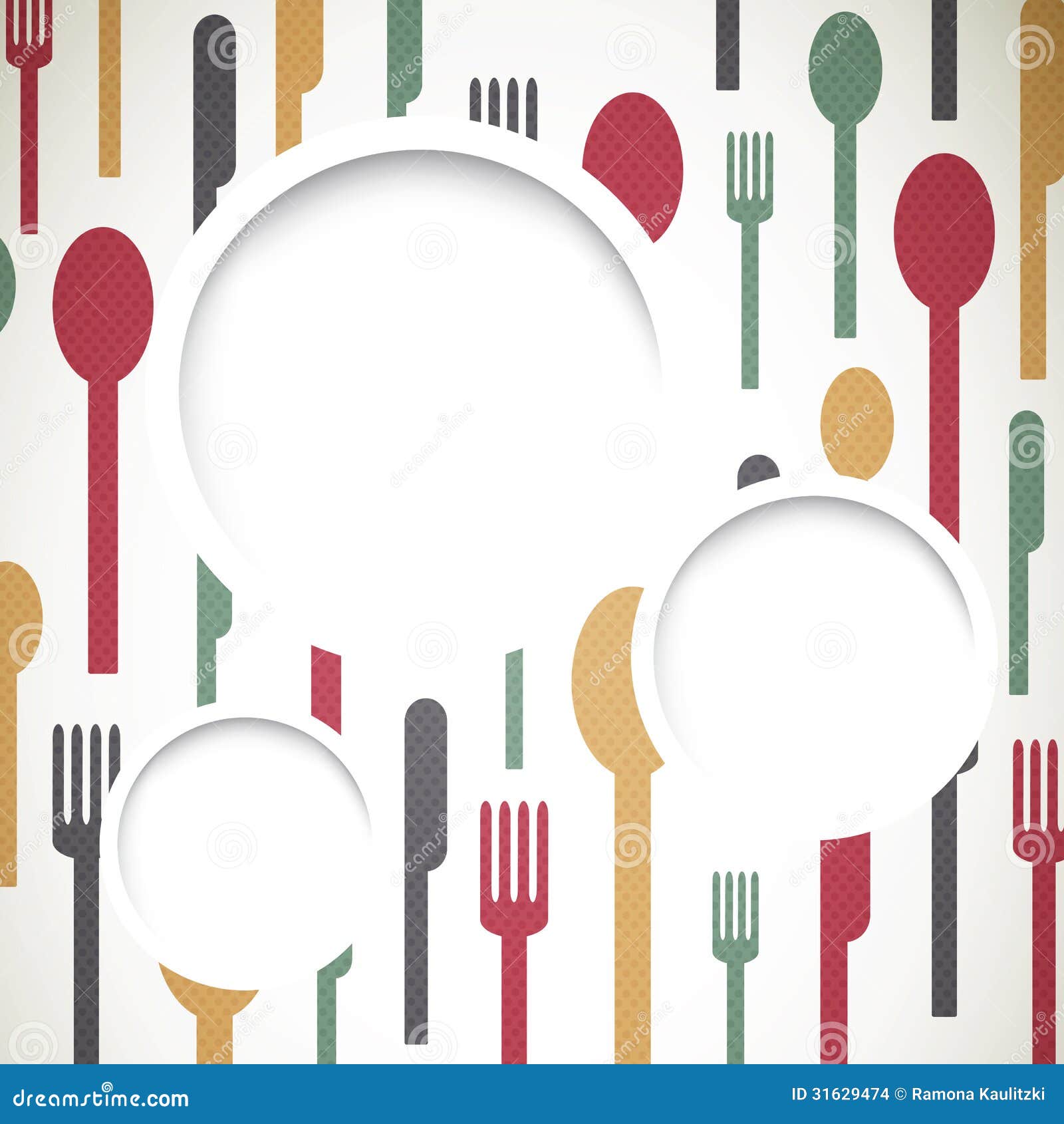 Abstract Cutlery stock illustration. Illustration of dining - 31629474