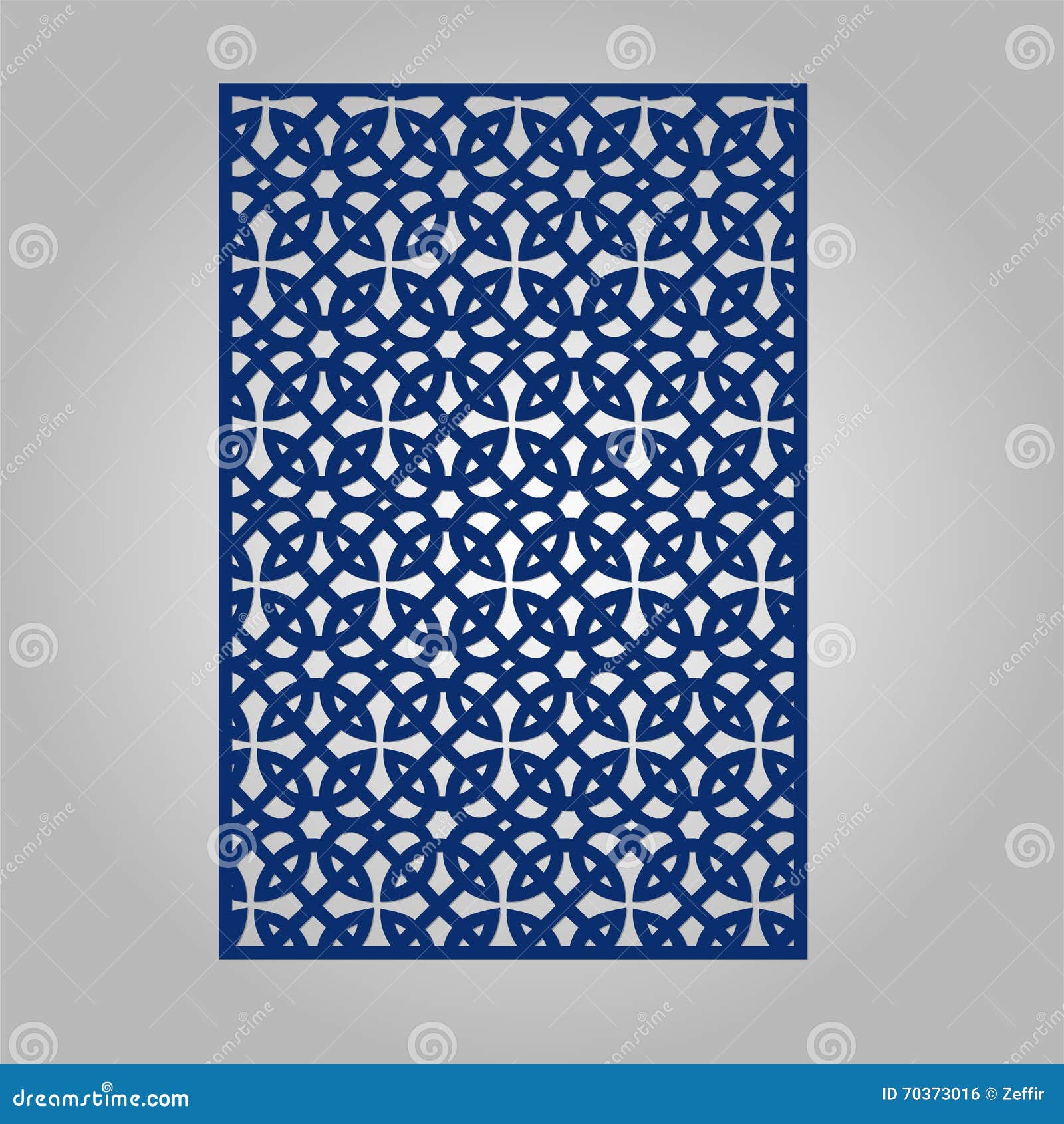 Abstract Cutout Panel for Laser Cutting, Die Cutting or Stencil. Stock ...