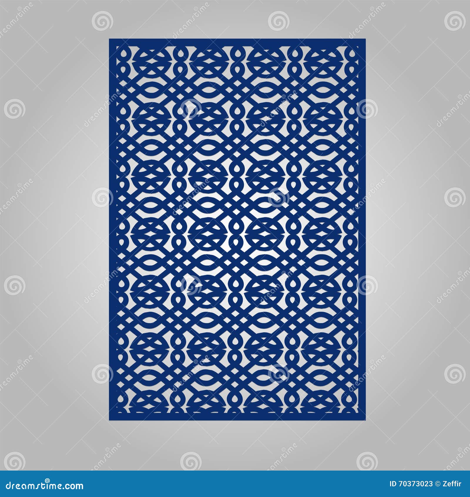 Abstract Cutout Panel for Laser Cutting, Die Cutting or Stencil. Stock ...
