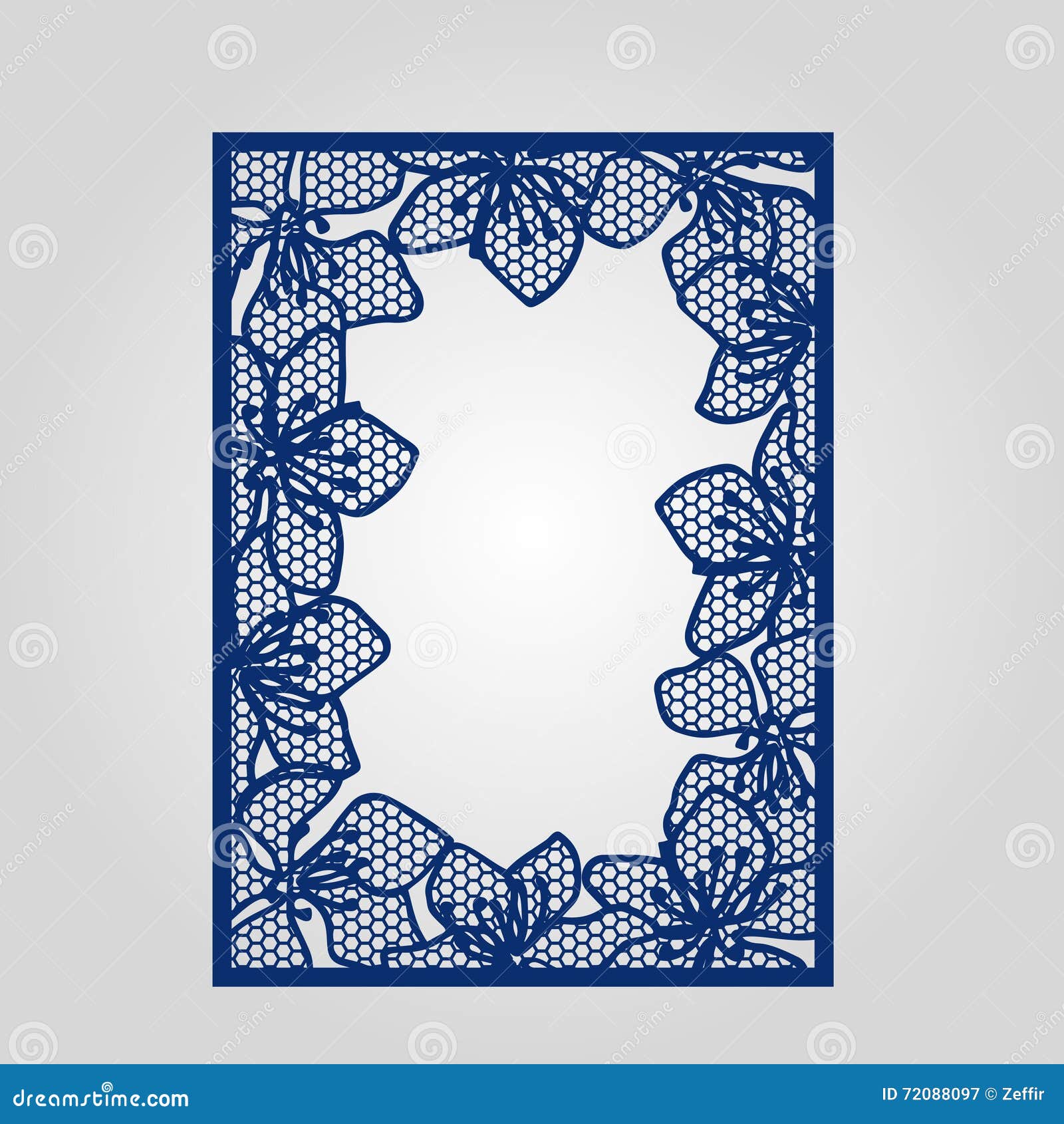Abstract Cutout Panel for Laser Cutting, Die Cutting or Stencil. Stock ...